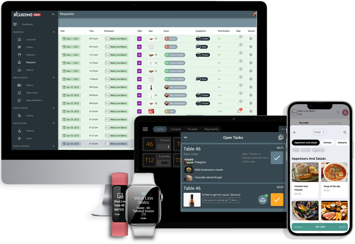 Caddy Menu - QR Code